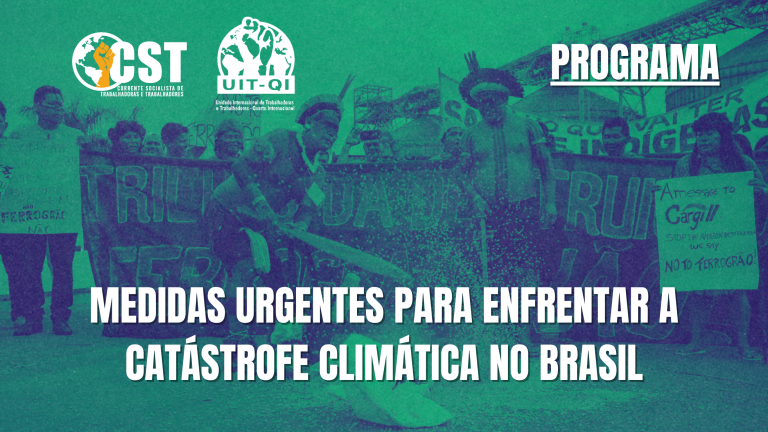 Programa da CST contra a catástrofe climática – CST-UIT